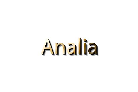 Analia 3d Mockup Name 14463352 Png