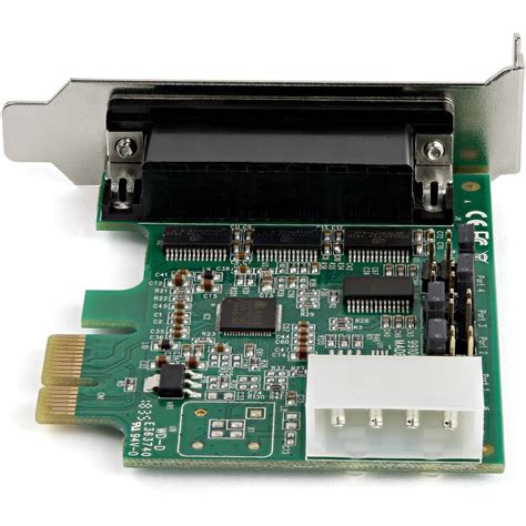 Startech Com 4 Port Pci Express Rs232 Serial Adapter Cardpcie Serial Db9 Controller Card 16950