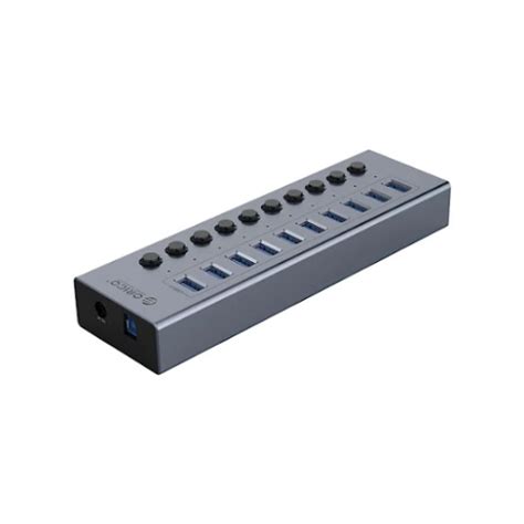 Bộ chia USB HUB 10 cổng USB 3 0 Orico BT2U3 10AB GY