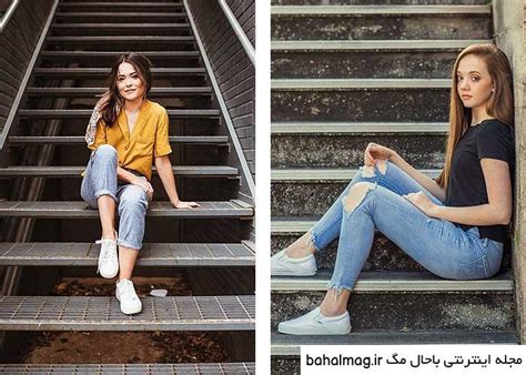 ژست عکس دخترانه ایستاده ️ بهترین تصاویر