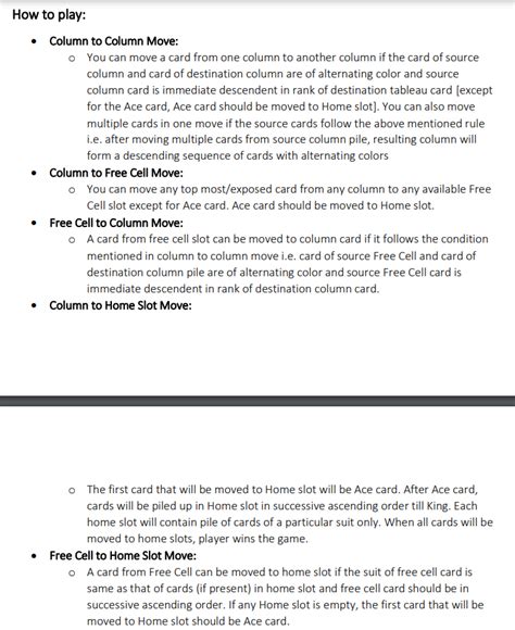 Solved Code In C Only You Are To Design Free Cell Game