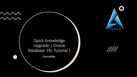 Master Oracle 19c Database In Minutes Part 4 Tutorial Youtube