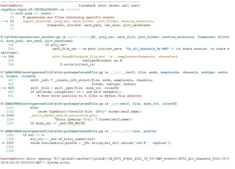 Error Opening And Writing File On Windows Issue 305 Bastibe Python