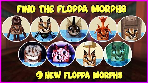 Find The Floppa Morphs Doors Map All 9 New Floppa Update Roblox