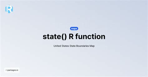 state r function from [maps] r packages