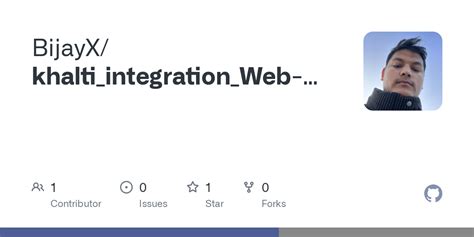 GitHub BijayX Khalti Integration Web SDK