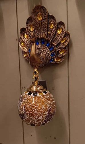Elegant Peacock Tail Wall Sconce Luxury Lighting At ₹ 2500piece Wall