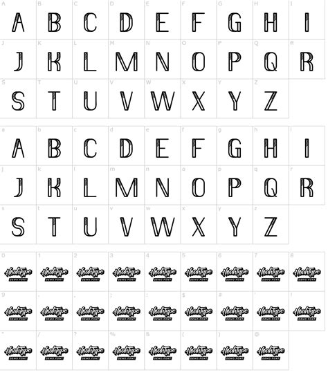 Mini Striped Font Download