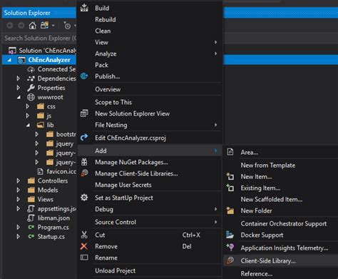 ASP NET Core 練功筆記3 使用 LibMan 安裝 JavaScript 程式庫 黑暗執行緒