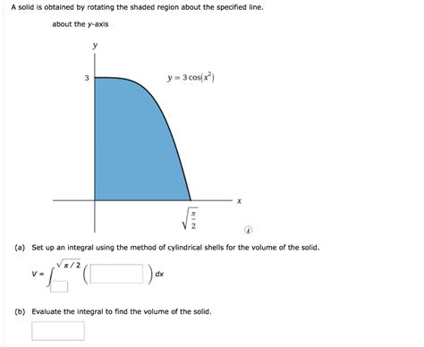 Solved A Solid Is Obtained By Rotating The Shaded Region