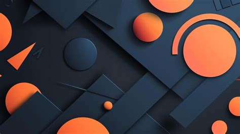 Premium Photo Abstract Background With Geometric Shapes 3d Rendering