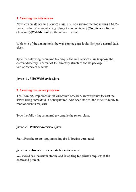 Webservices Using Soap Procedure 1 Creating The Web Service Now Lets Create Our Web