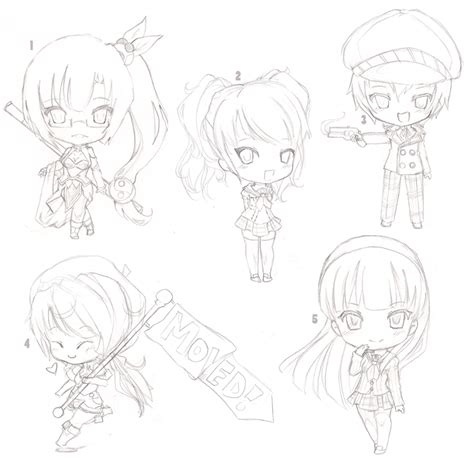 Chibi Sketch Page 1 By Pixelpoe On DeviantArt
