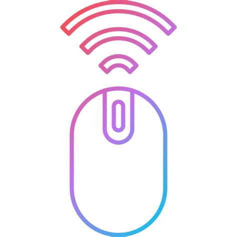 Wireless Mouse Generic Gradient Icon