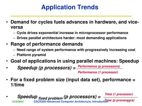PPT CSCE 930 Advanced Computer Architecture Introductions PowerPoint