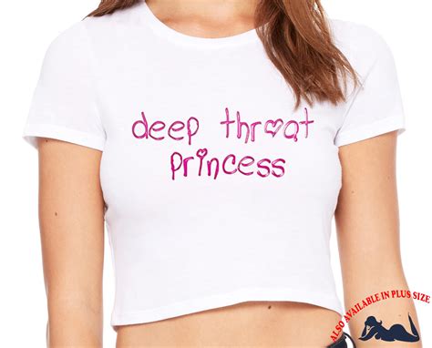 Daddy S DEEP THROAT PRINCESS Baby Girl Crop Top Daddys Etsy UK