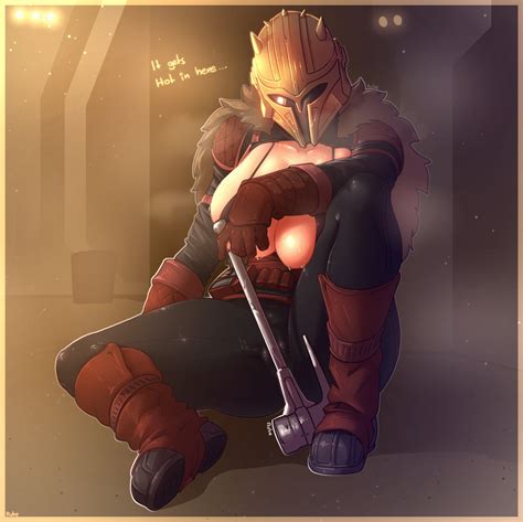 Rule Big Breasts Bikini Top Cameltoe Hammer Helmet Huge Breasts Mandalorian Rube Star Wars