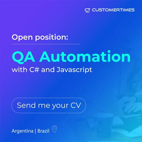 Brenda Garcia On Linkedin Qaengineer Automation Techjobs Brazil Argentina Hiring