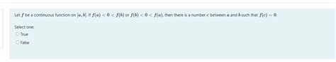 Solved Let F Be A Continuous Function On A B If F A Chegg Com