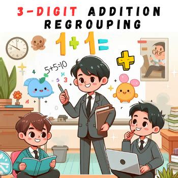 3 Digit Addends Addition Word Problems With Regrouping Activities Worksheets