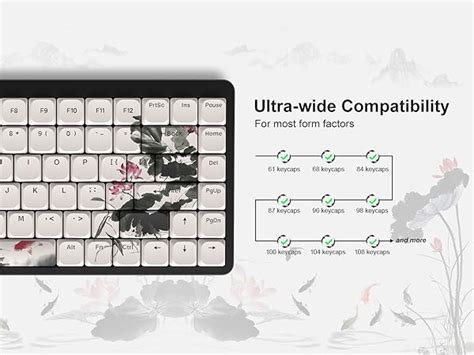 Mua Xvx Low Profile Keycaps Lotus Keycap Set 116 Keys Dye Sub Pbt Keycaps Skyline Custom