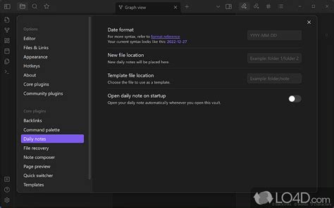Obsidian Notes Screenshots