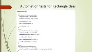 Java Software Testing Basics With TDD Pptx