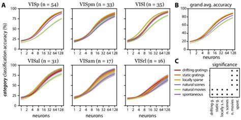 Stimulus Specific Population Decoding A Visual Area Averaged
