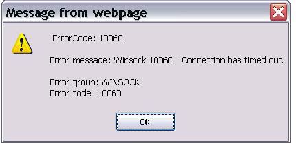 ErrorCode 10060 Winsock 10060 Connection Has Timed Out Techyv