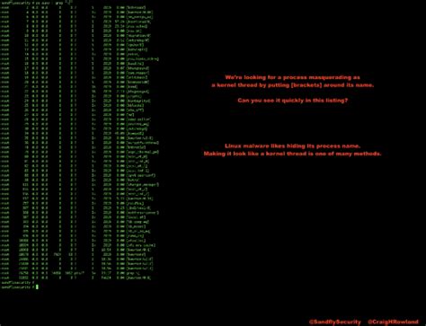 Detecting Linux Kernel Process Masquerading With Command Line Forensics APNIC Blog