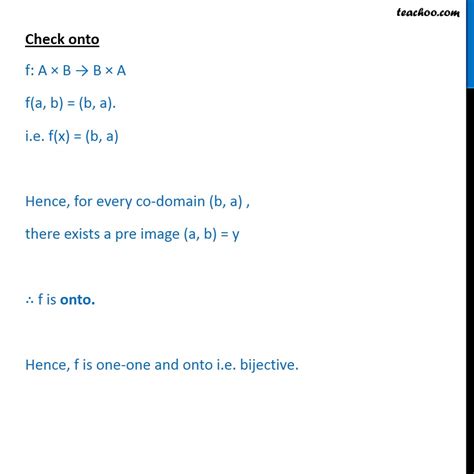 Ex Show That F A X B B X A F A B B A Is Bijective