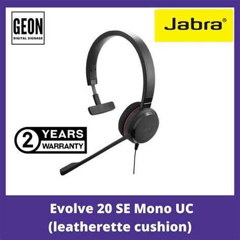 Jabra Evolve Se Uc Mono Leatherette Cushion Geon Asia