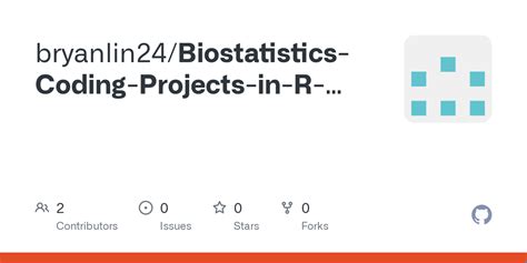 Github Bryanlin24biostatistics Coding Projects In R Shiny Docker Spark