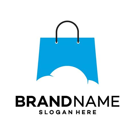 Bag Shopping Logo Design Template Illustration Vector Art At Vecteezy