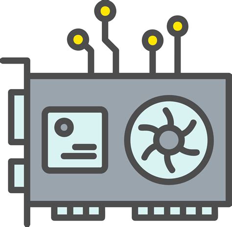 Gpu Vector Icon 15996654 Vector Art At Vecteezy