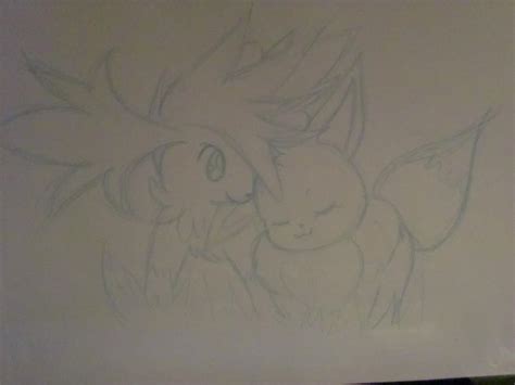 Shaymin And Eevee Wip By Mizunomirai On Deviantart
