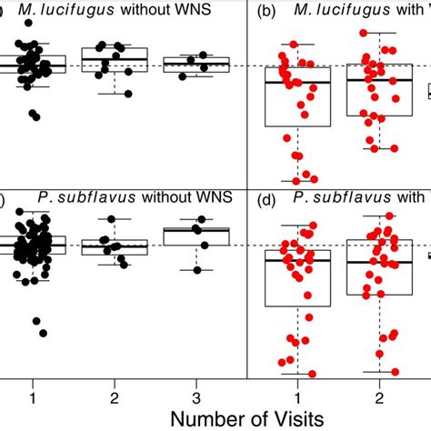 Box‐plot Of Log10 Population Growth Rates Log10[nt 1 Nt] For Myotis Download Scientific