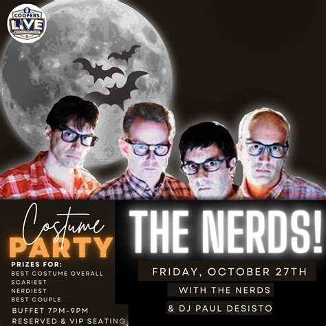 Coopers Halloween Party With The Nerds And Dj Paul Desisto Costume