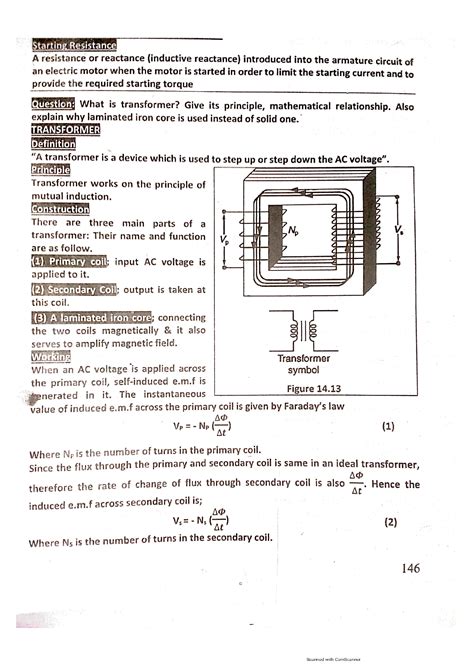 SOLUTION Transformer Types And Its Uses Notes Th Class Studypool