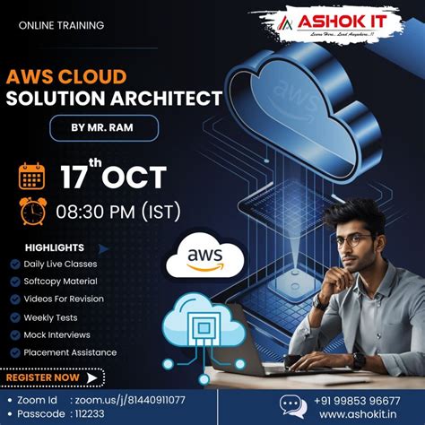 Aws Cloudsolutionarchitect Awsarchitect Cloudcomputing Ittraining Ashokit Onlinelearning