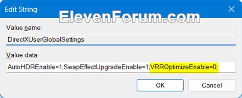 Enable Or Disable Variable Refresh Rate For Games In Windows Windows Forum