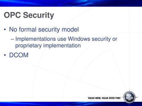 Ppt Putting Opc To Work Osisofts Opc Architecture Powerpoint