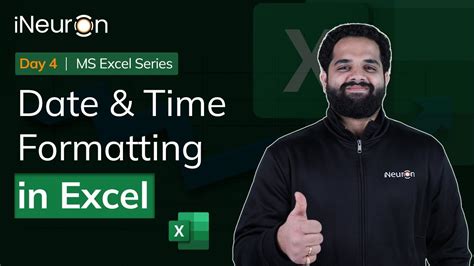 Date And Time Formatting In Ms Excel Hindi कैसे Data And Time Format करें Excel में Part 04