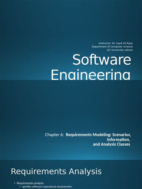 Lecture 5 Software Engineering Cs 2105 Pdf Use Case System