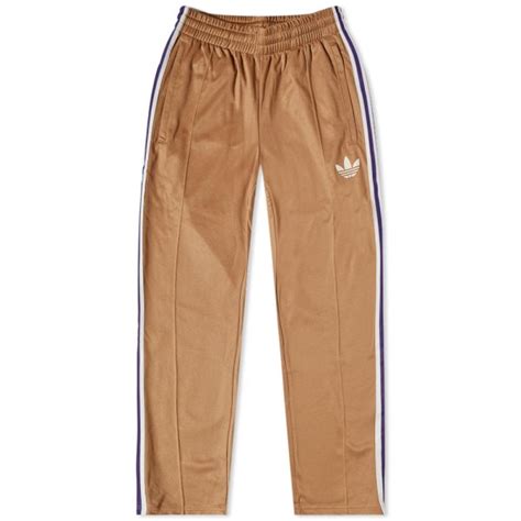 Adidas Adicolor 70s Striped Track Pant Brown Desert End Es