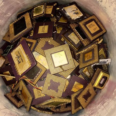 Different Kinds Of Scrap Cpu Chips