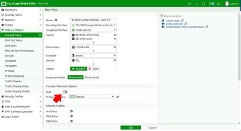 FortiGate SSL VPN With FortiClient AD Authenticated