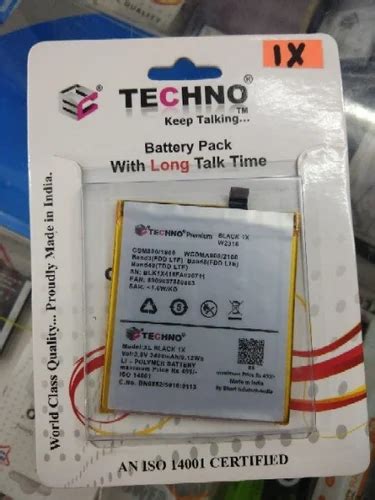 Techno Lithium Battery Latest Price Dealers Retailers In India