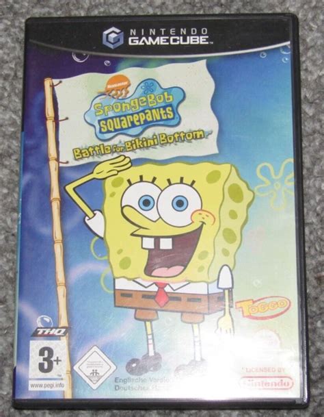 Spongebob Squarepants Battle For Bikini Bottom Nintendo Gamecube 2003 Pal £40 99 Picclick Uk
