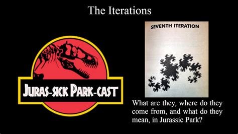 what do the iterations mean in jurassic park youtube